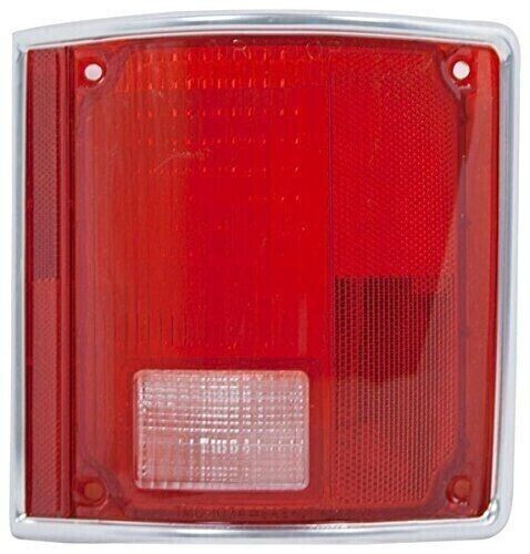 Sherman 898-192R RH Side Tail Lamp Lens With Chrome Trim Fits Blazer ...