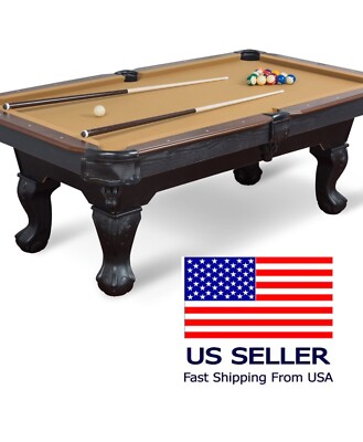 Classic Sports Brighton 87" Billiard Pool Table in Tan | eBay