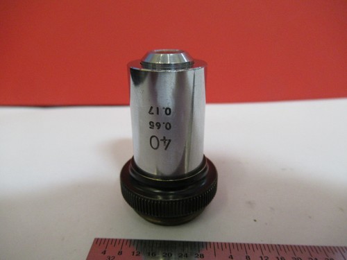NIKON JAPAN OPTICS 40X OBJECTIVE LENS MICROSCOPE PART AS PICTURED &4B-A ...