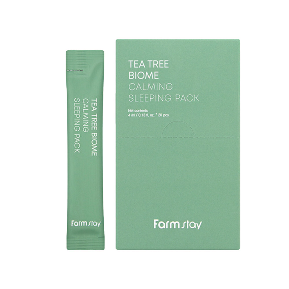 [FARM STAY] Tea Tree Biome Calming Sleeping Pack - 1pack (20pcs) / Free ...