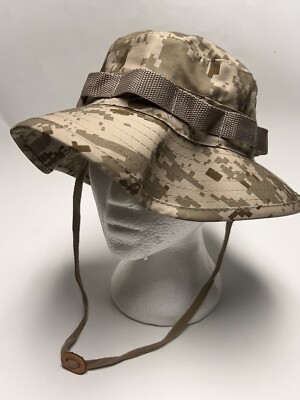 Military Sun Hot Weather Hat Type II MIL Type J-44320 Digital Camo Sz 7 ...