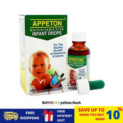 Appeton Multivitamin Plus Baby Infant Drop 30ml Supplement Healthy ...