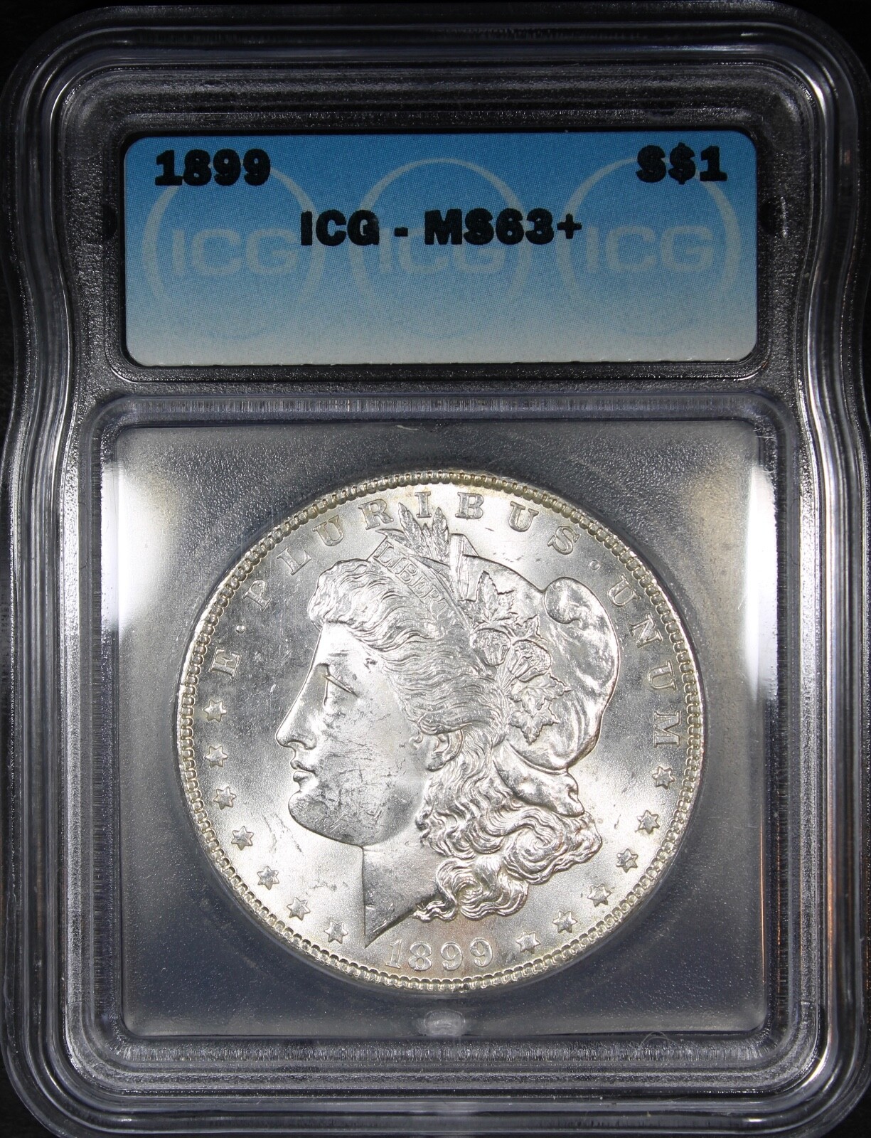 1899 Morgan Dollar ICG MS63+ PLUS KEY DATE COIN Mostly White Example | eBay