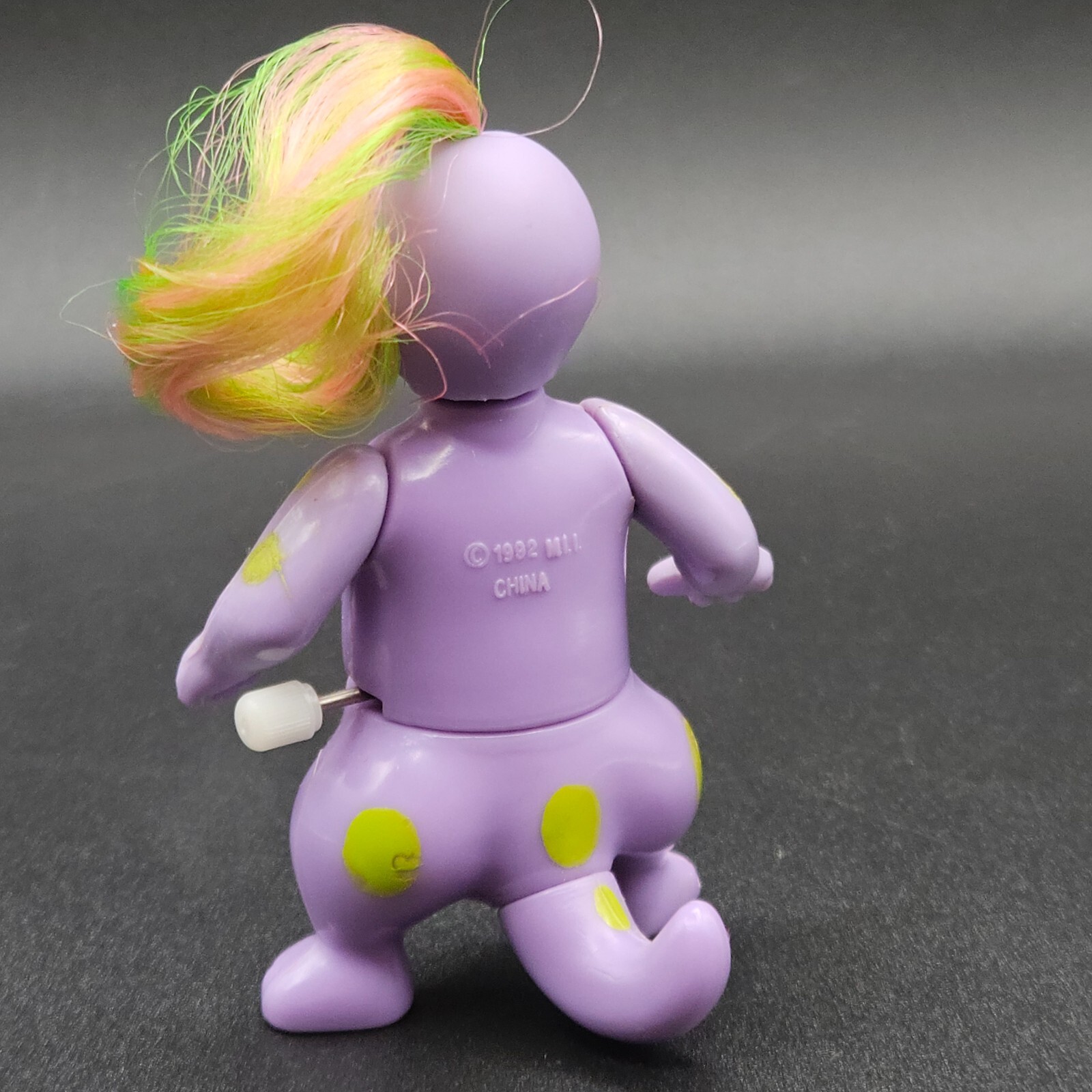 Vintage 1992 Darlin Dinos Mover Groovers Purple Bronte Wind Up Figure ...