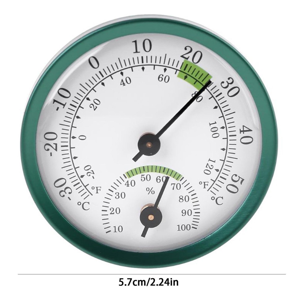 Indoor Outdoor Thermometer Large Numbers Wall Thermometer Hygrometer ...