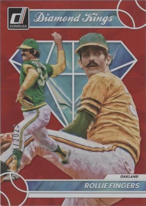 2023 Panini Donruss - Diamond Kings Rollie Fingers #18 Holo Red /2023 ...