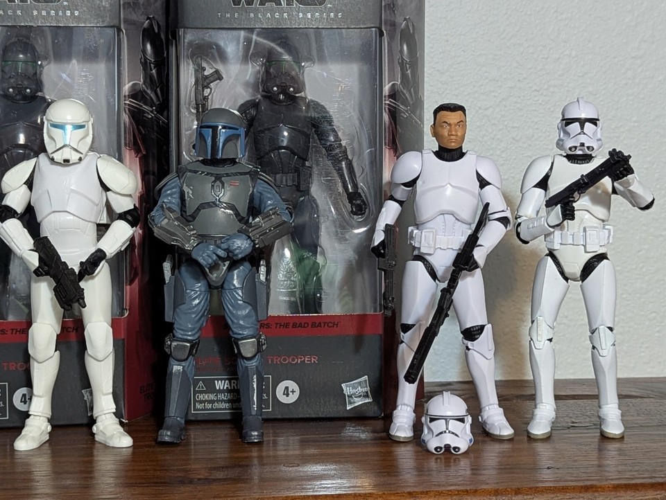 Star Wars Black Series Lot Order66 Rampart Clone Trooper Commando Mando ...