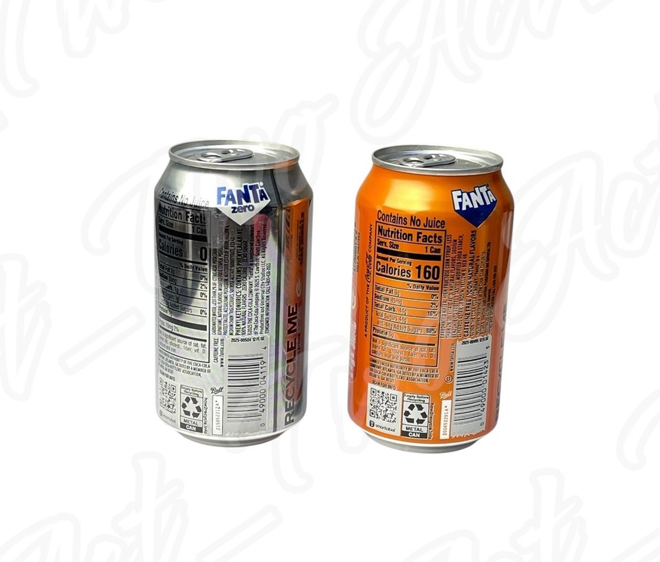 Fanta Five Nights At Freddy’s 2 Movie Promo 2 Full Cans Orange & Zero ...