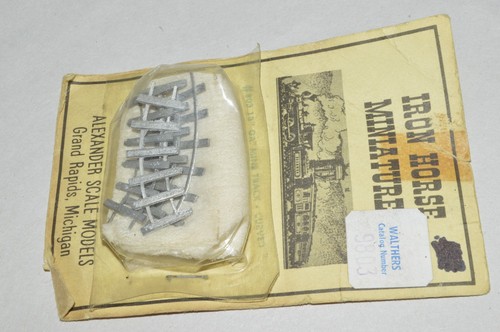 HO scale Alexander Models 803 metal mine track CURVED 18" gauge | eBay