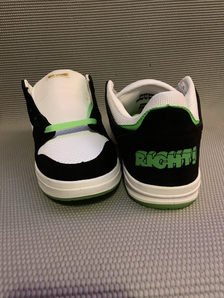 Lakai Skate Shoes Yeah Right Telford Green/White Black Men’s Size 11 ...