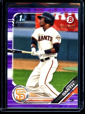 2019 Bowman Draft Armani Smith Purple #/250 San Francisco Giants | eBay
