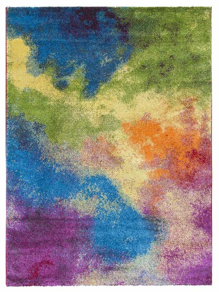 Best Price Bright Modern Vibrant Coloured Thick Luxurious Floor Rugs ...