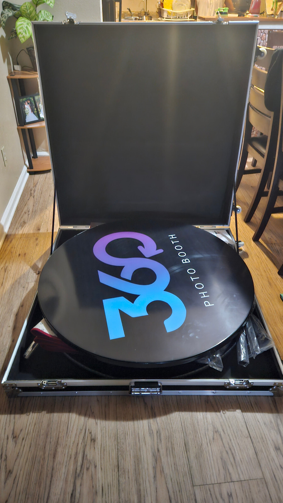 360 Photo booth Video Motion Rotating Selfie Platform Automatic ...