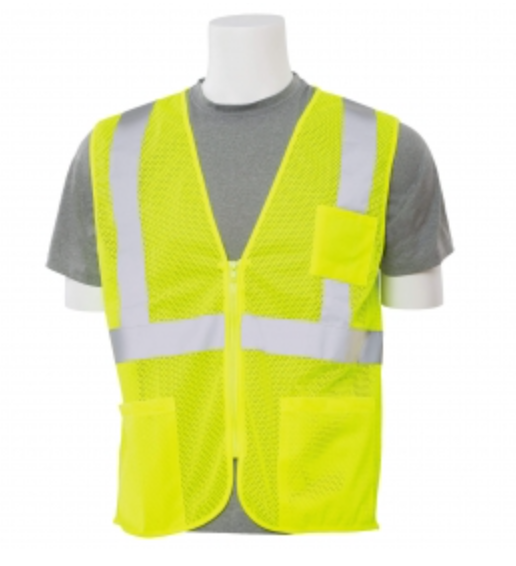 3 Pockets Mesh High Visibility Safety Vest, ANSI/ ISEA 107-2015-(SV2ZGM ...