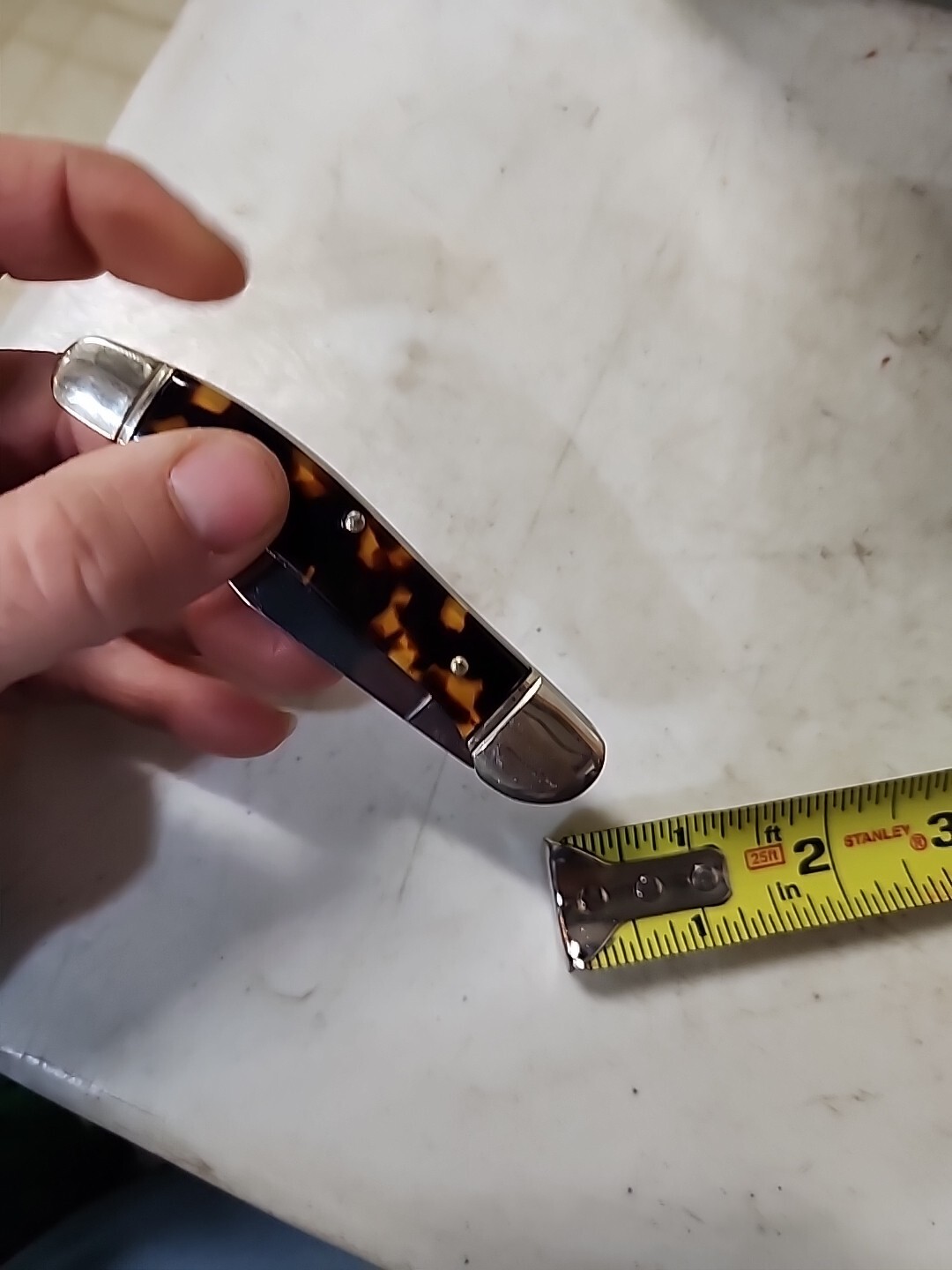 Boker Tree Brand Tortoise Shell 2 Blade Hunter Pocket Knife Very Clean ...