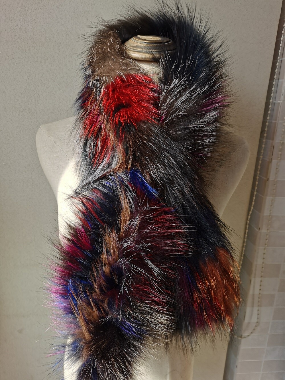 Women Real Best Silver Fox Fur Scarf Winter Warm Neckerchief Muffler ...