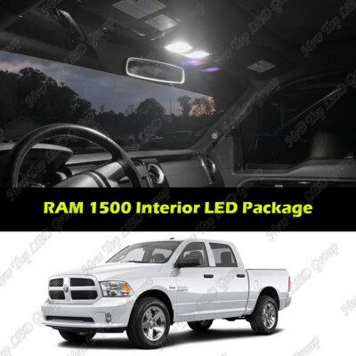 2009 - 2017 2018 Dodge RAM 1500 2500 3500 White Interior LED Lights Kit ...