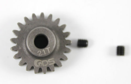 21T Steel Pinion Gear 21 tooth M1 MOD1 hardened 5mm bore crawler rc car ...