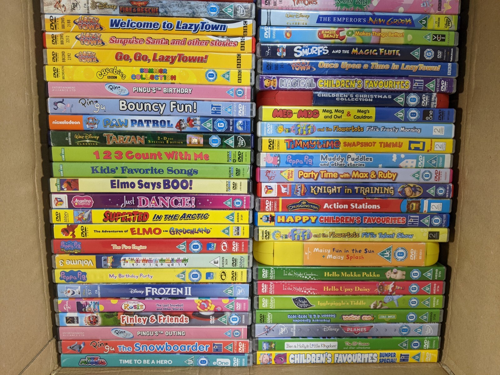 Huge Children's Pre-School DVD Bundle / Random Compilation / Collection ...