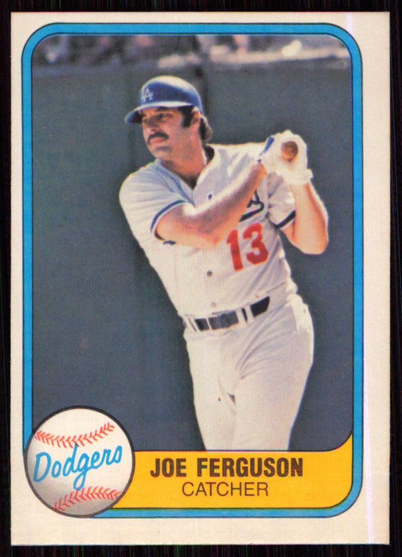 1981 Fleer Joe Ferguson Los Angeles Dodgers #124 | eBay