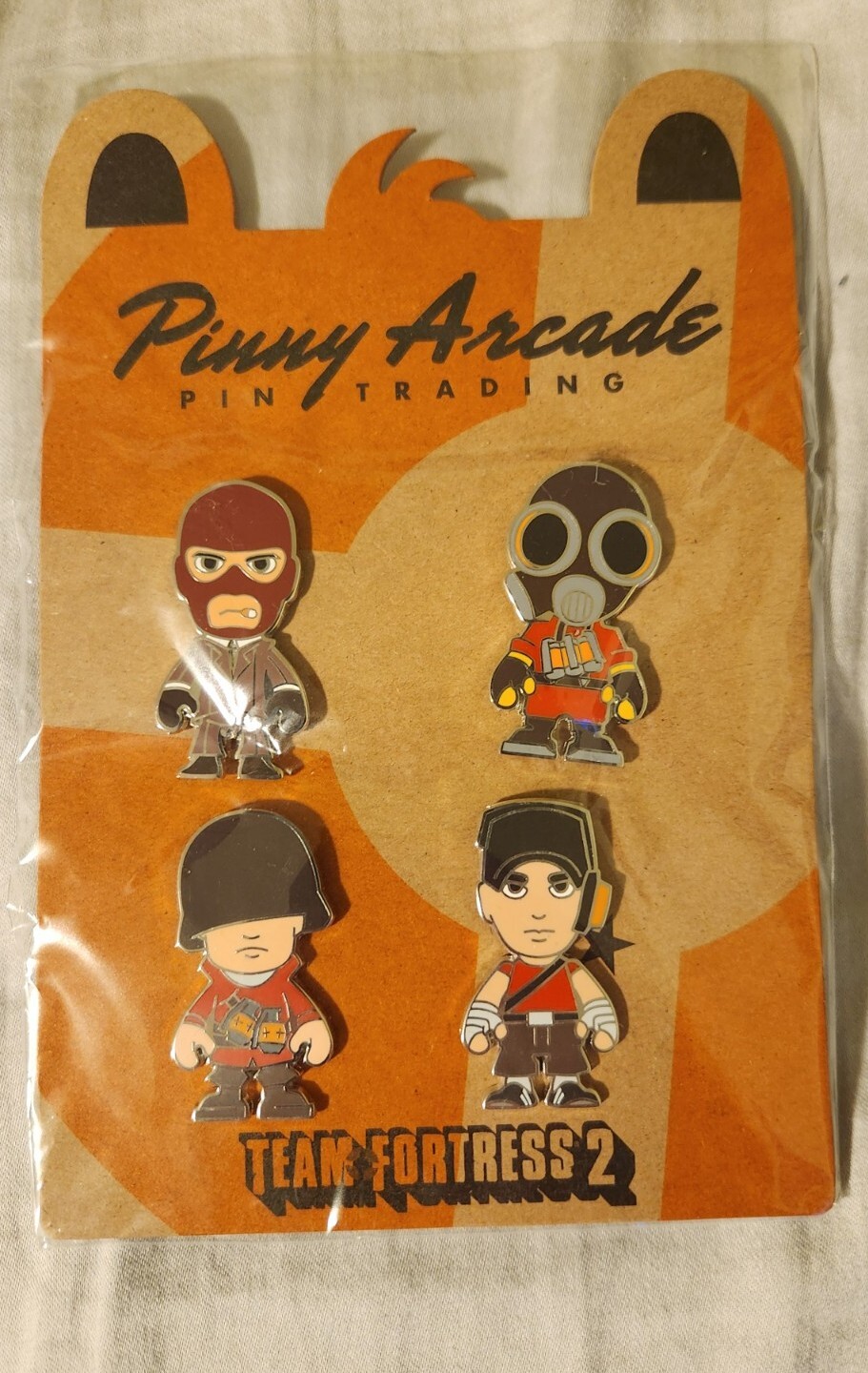 Pinny Penny Arcade PAX 2015 TF2 Pin Set Team Fortress 2 Scout Pyro ...