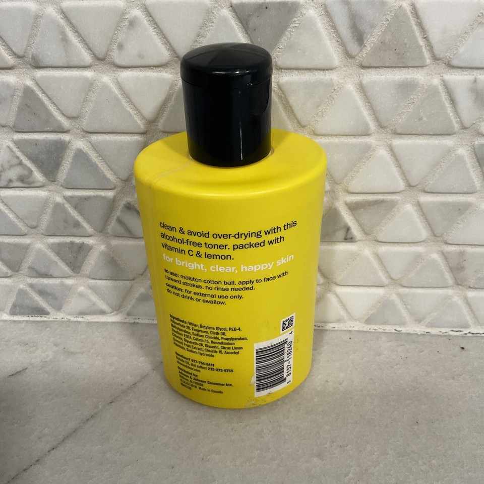 Clean & Clear Brightening Lemon Juice Facial Toner w/ Vit C, Lemon ...