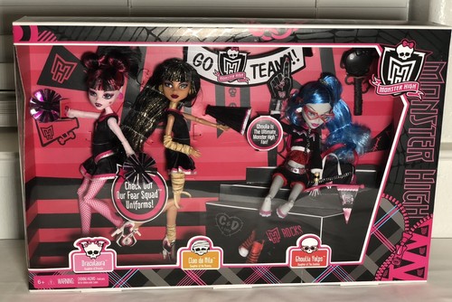 Monster High Fearleading Draculaura Cleo & Ghoulia 3 Pack ToysRUs ...