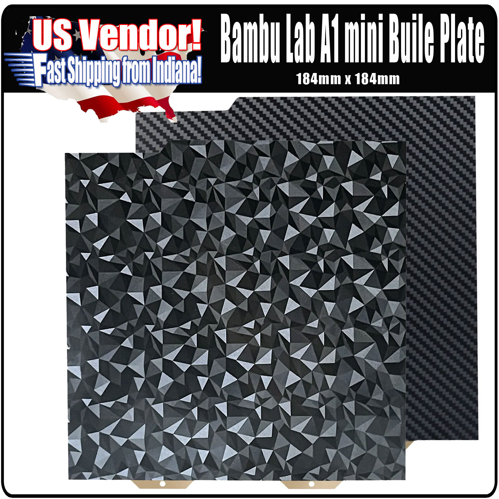 Bambu Lab Build Plate A1 Mini, Pei, Pet, Ped, H1H, Pey Surface Choices ...