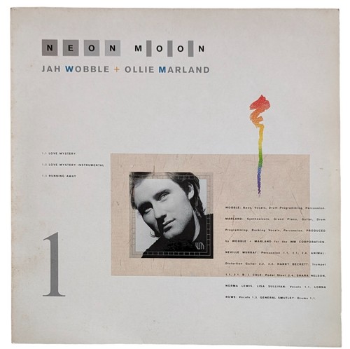 Jah Wobble & Ollie Marland Neon Moon, 1985 LP Island ILPS 9828 First ...
