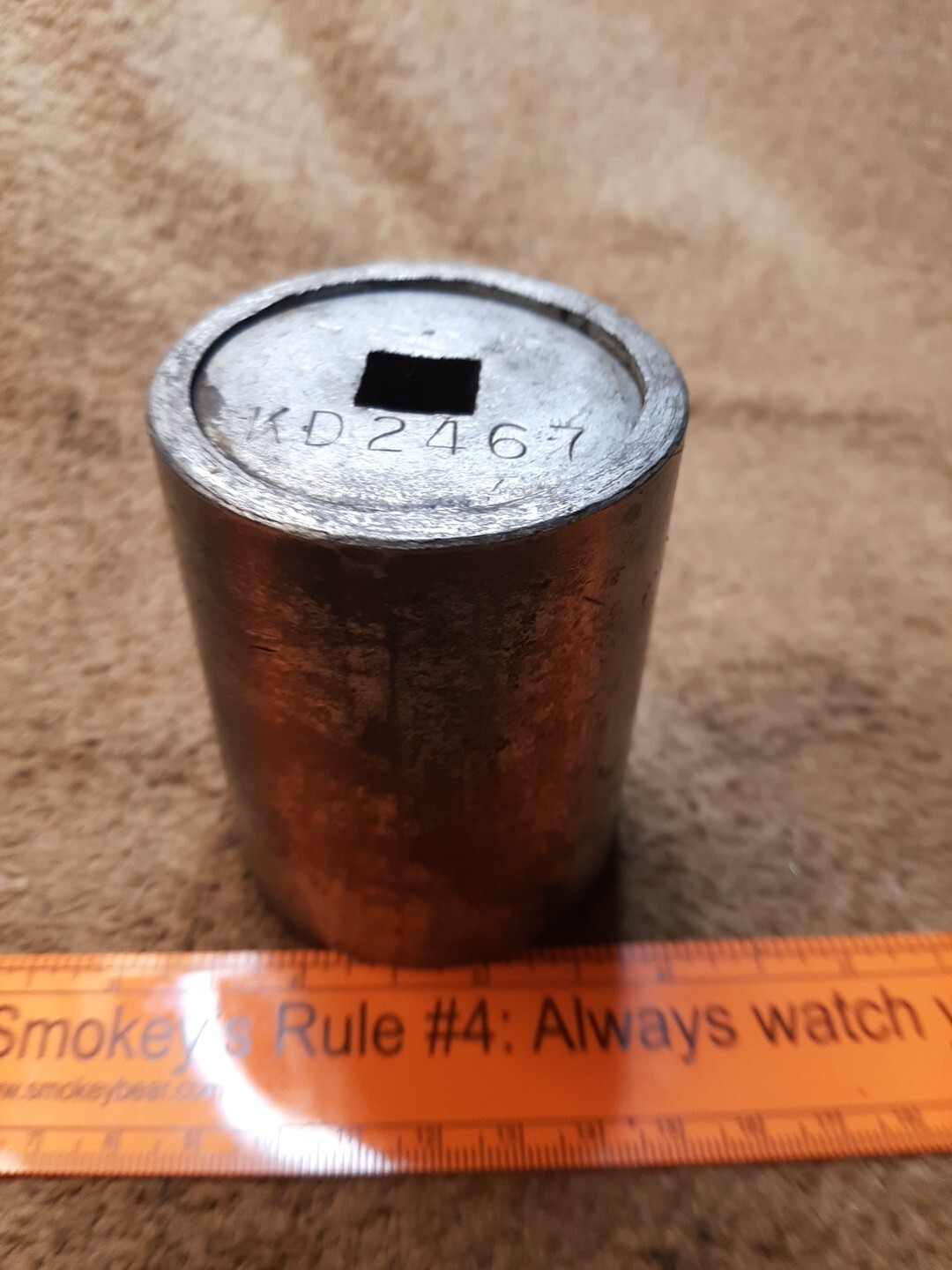 K-D Tools Usa no. 2467 1/2" Drive 4 Wheel Drive Nut Socket w/ 4 Pins 2 ...