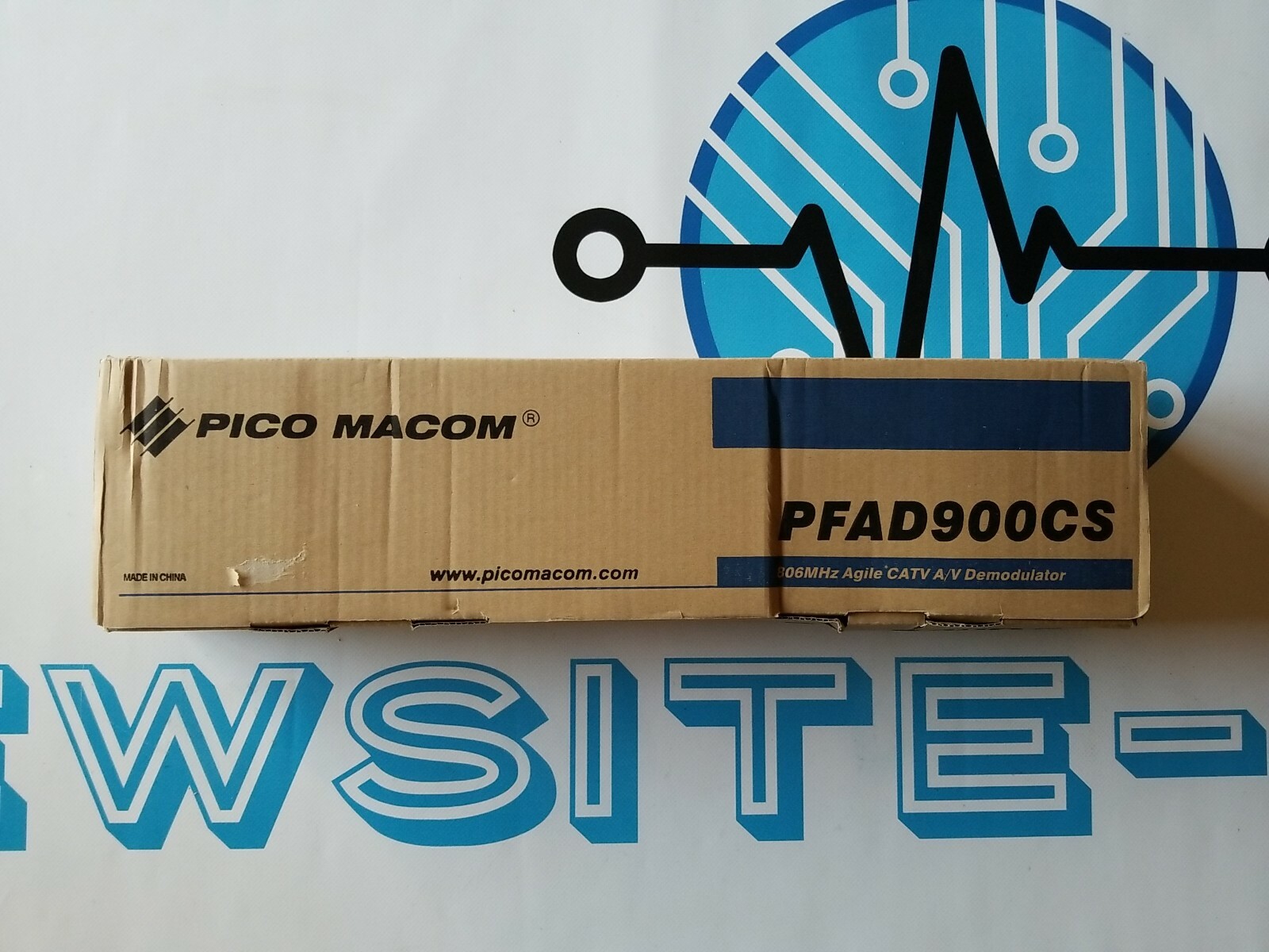 Pico Macom 19" 1u Rack-mountable 806MHz Agile CATV Audio Video A/V ...