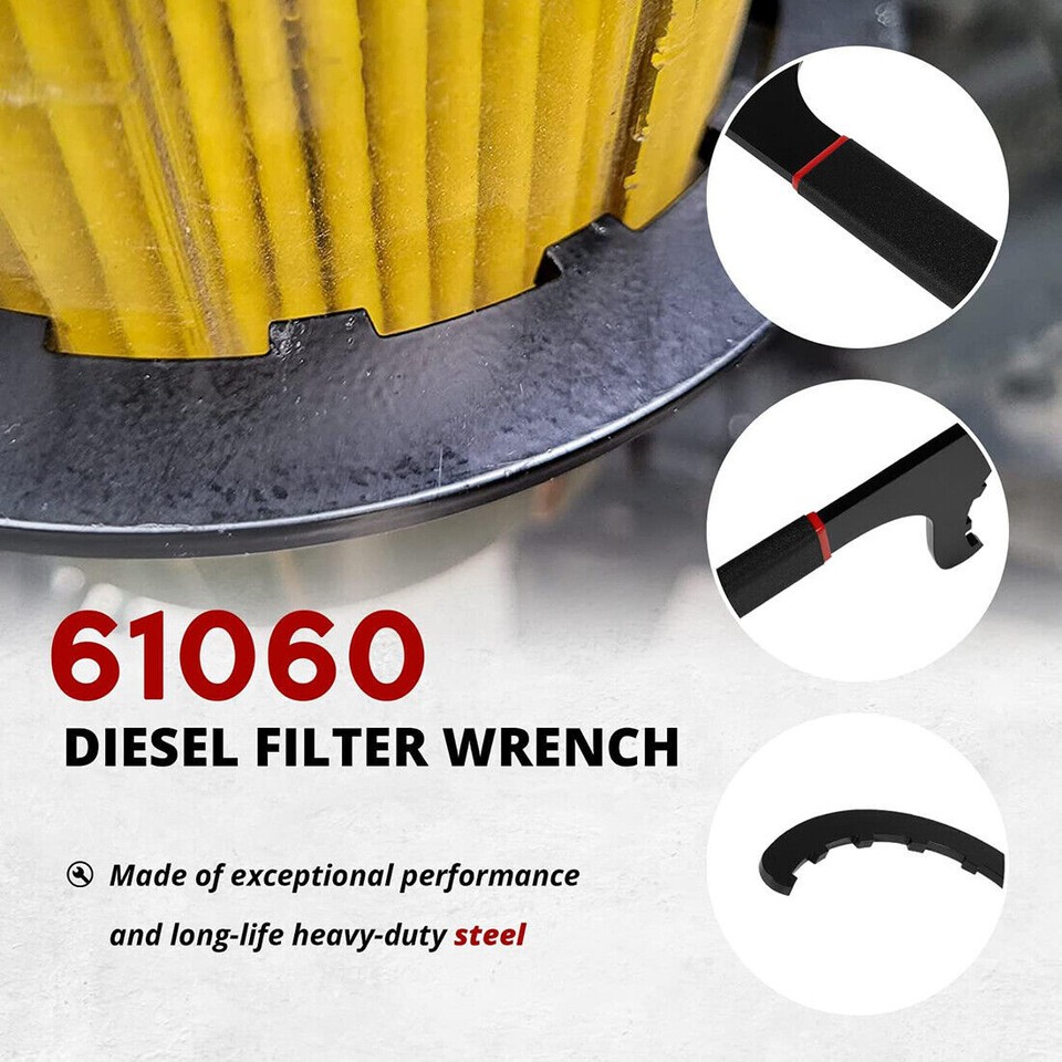 61060 Diesel Fuel Filter Wrench for Paccar Kenworth Peterbilt Cummins ...