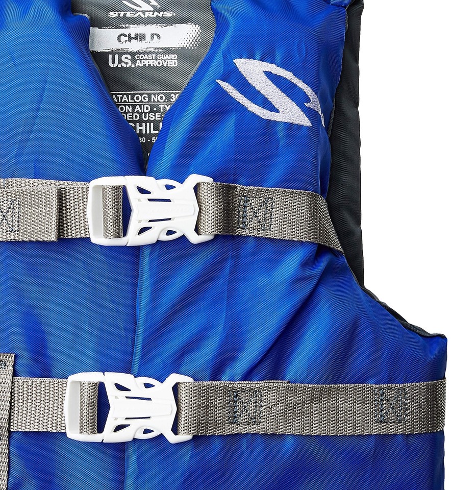 Stearns Kids Classic Life Vest, USCG Approved Type III Life Jacket for ...