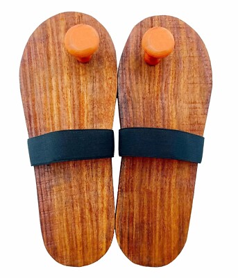 Traditional Khadau Slipper Ancient Footwear Acupressure Benefits size 8 ...