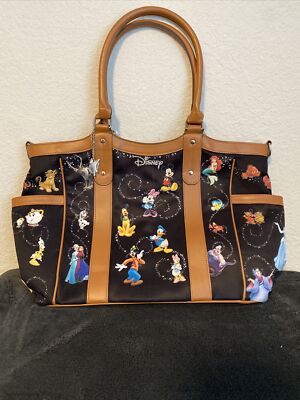 Disney “Carry The Magic” Large Designer Style Tote Bag Purse Charm ...