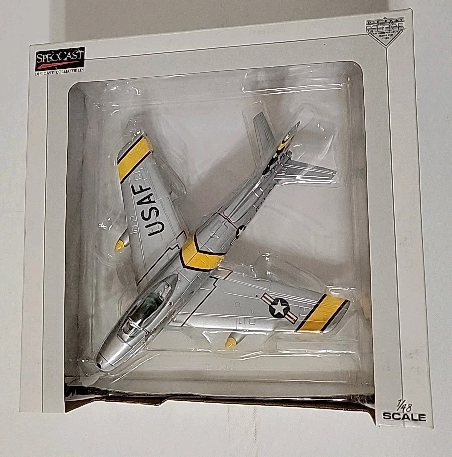 Spec Cast F-86 Sabre Jet John Glenn Mad Marine 1/48 Scale Diecast ...