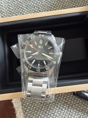 Christoper Ward C63 Sealander Extreme GMT Bader Bracelet 41mm Black ...