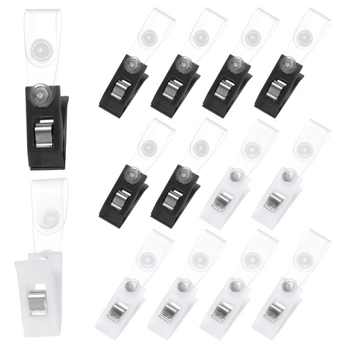 12-Pack Garden Flag Clips, Yard Flag Clips for Small Flags [Black,White ...