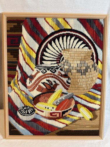 Reinardy Native American Still Life Indian Summer Basket Blanket Long ...