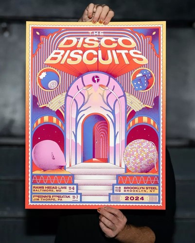 Poster The Disco Biscuits Fall Tour on November 6,7,8,9 2024 poster ...