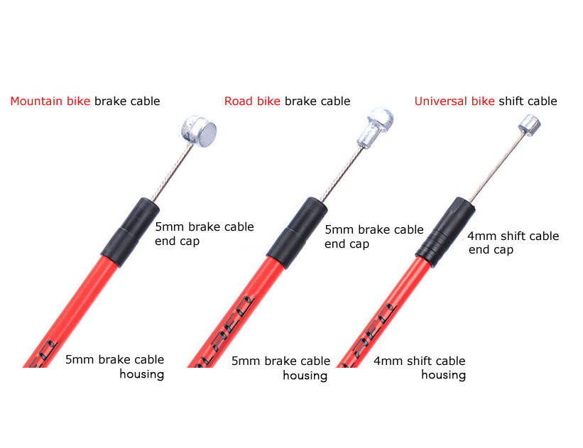 Bicycle Black Plastic Cable Ferrules - 4mm (Shifter) and 5mm (Brake) | eBay