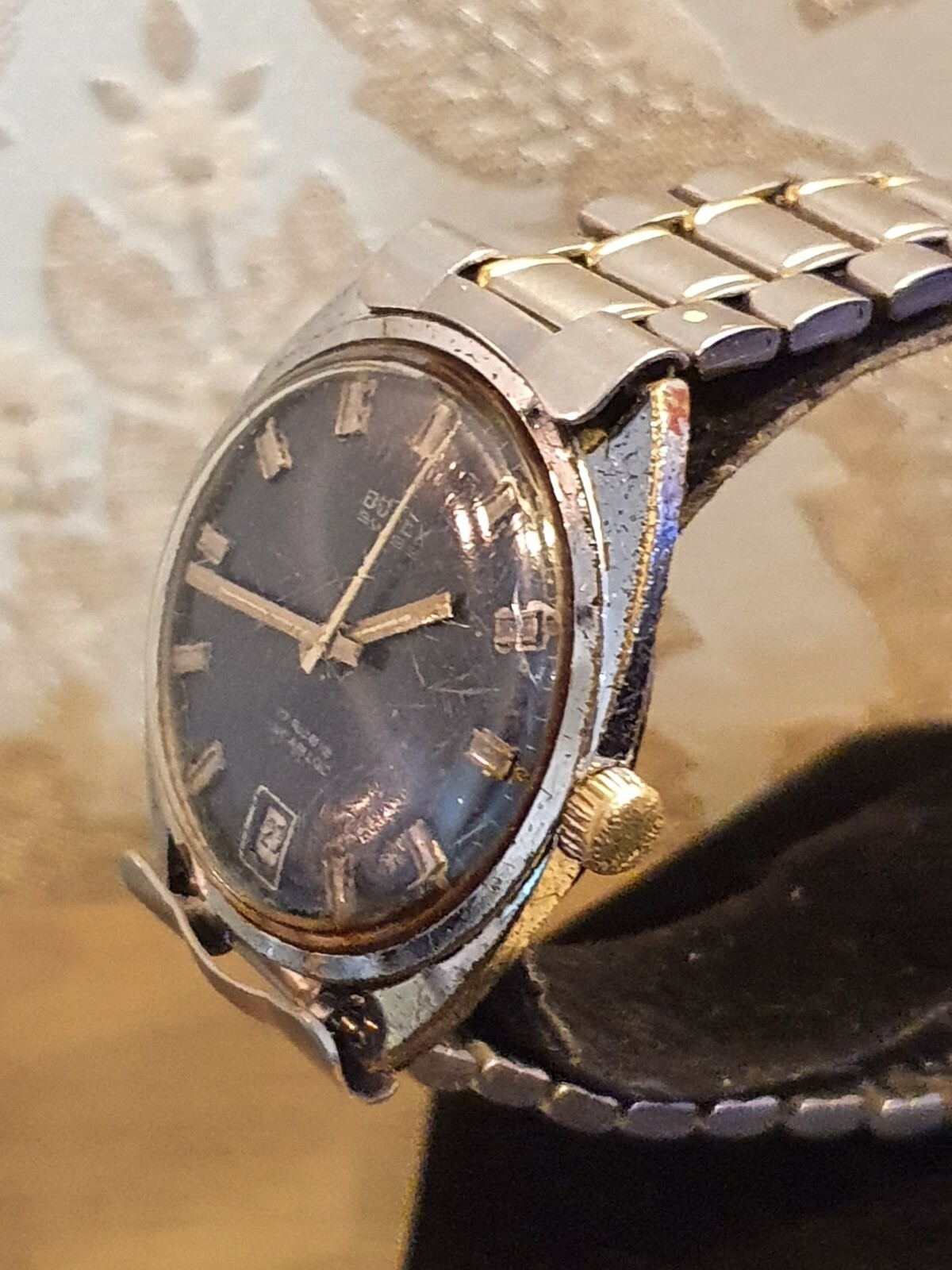 VINTAGE BUTEX MECHANICAL MEN WRISTWATCH SWISS MADE 17 rubis incabloc | eBay