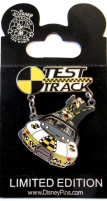 Disney 2008 Epcot Featured Attraction Test Track Goofy Pin - LE of 3000 ...