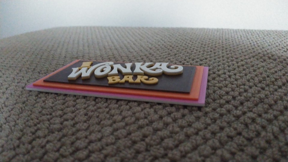 Wonka Bar Kitchen Magnet Movie Willy Wonka and the Chocolate Factory | eBay