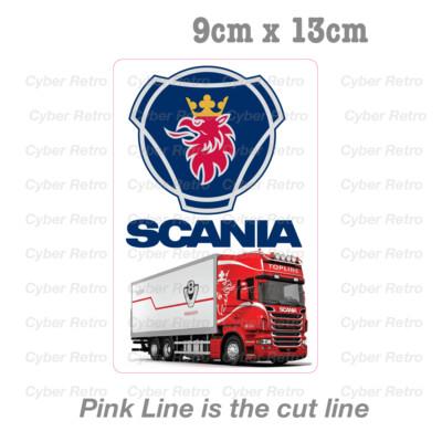 Scania Logo Truck R730 Red Truck - SCANIA Logo Vinyl Sticker | eBay