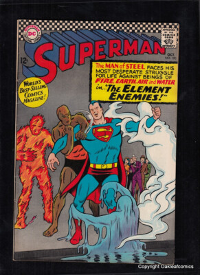 Superman 190 DC Comic 1966 F-VF | eBay