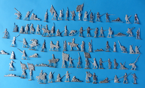 Tin Dishes - Zinnfiguren - 81 Scottish Infantry Waterloo 1815 to Paint ...