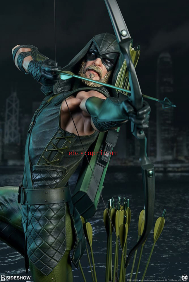Sideshow Green Arrow Rebirth DELUXE DX 1/4 Scale Figure Statue Rare ...
