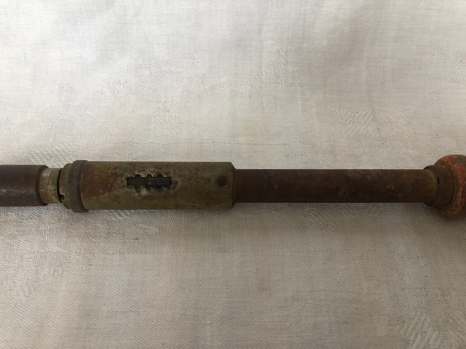Antique Vintage Germany Dunlap Ratcheting Flat Screwdriver Red Wood ...