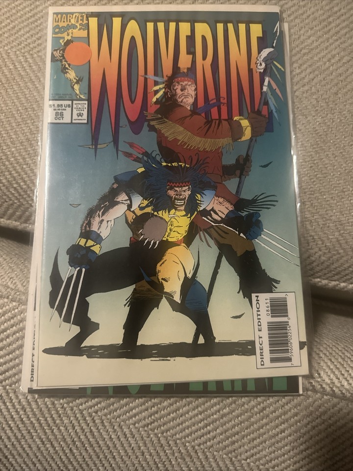 WOLVERINE 82-87 - Kubert GAMBIT APPEARANCE!MARVEL COMICS, LOGAN, X-MEN ...